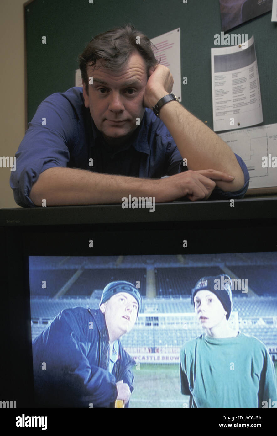 Director Mark Herman in the cutting room London Stock Photo - Alamy