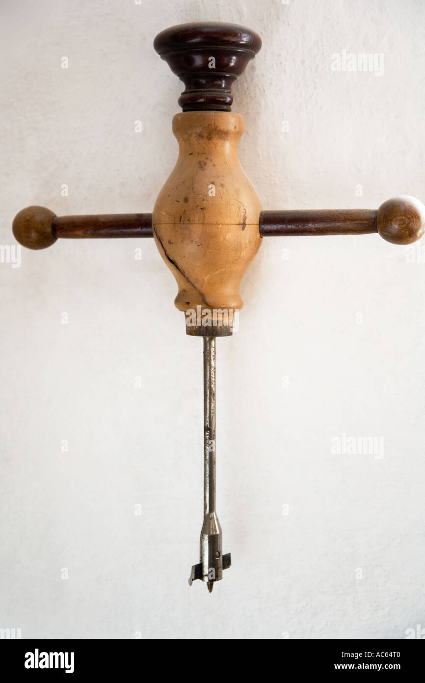 Old auger old wood drill hi-res stock photography and images - Alamy