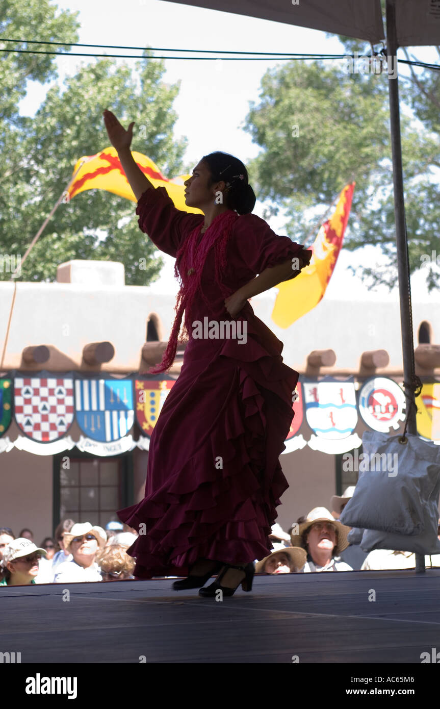 flamenco dancer at the Fiesta de Santa Fe New Mexico the new generation ...