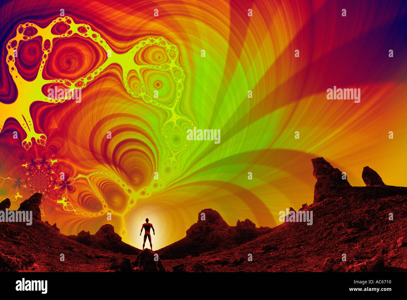 Watching the Vortex Stock Photo - Alamy