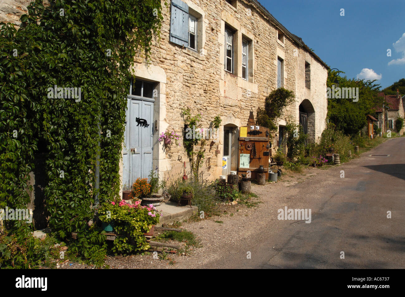 Rustic French Street Stock Photo - Alamy