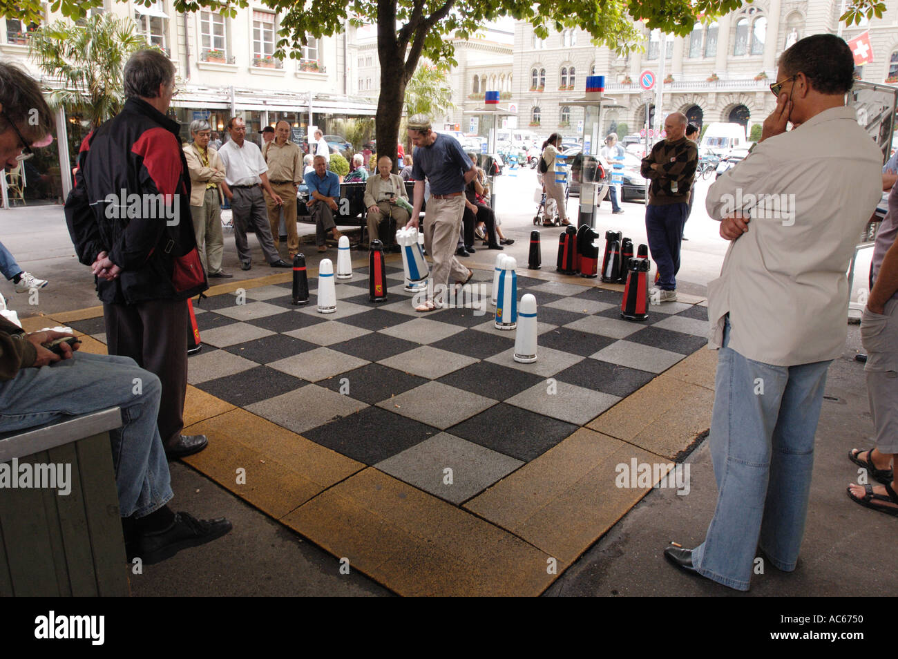 Street Chess in Bern Stock Photo - Alamy