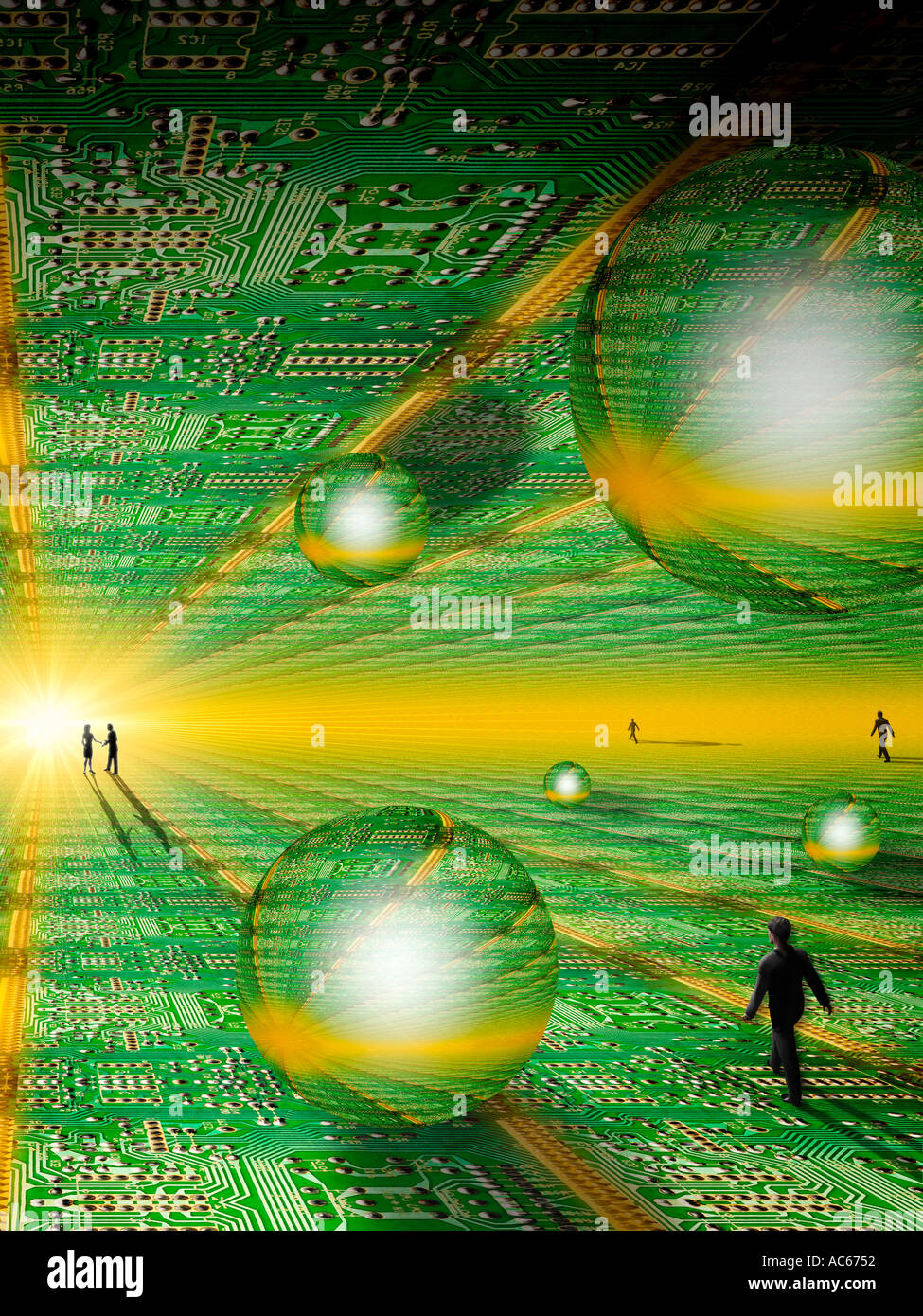 Cyberworld hi-res stock photography and images - Alamy