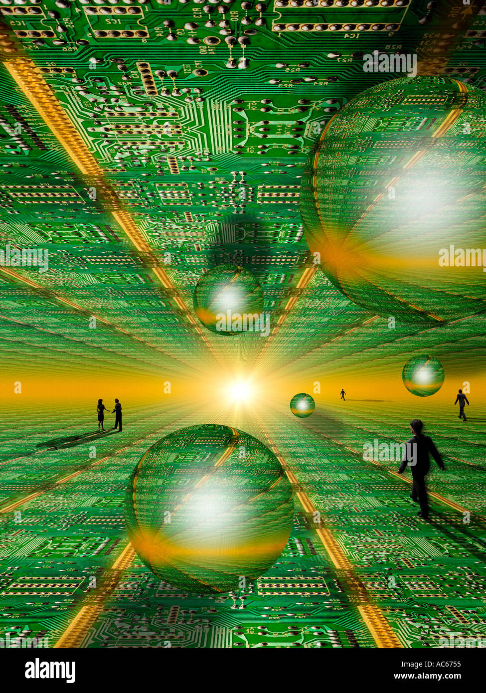 Cyberworld hi-res stock photography and images - Alamy