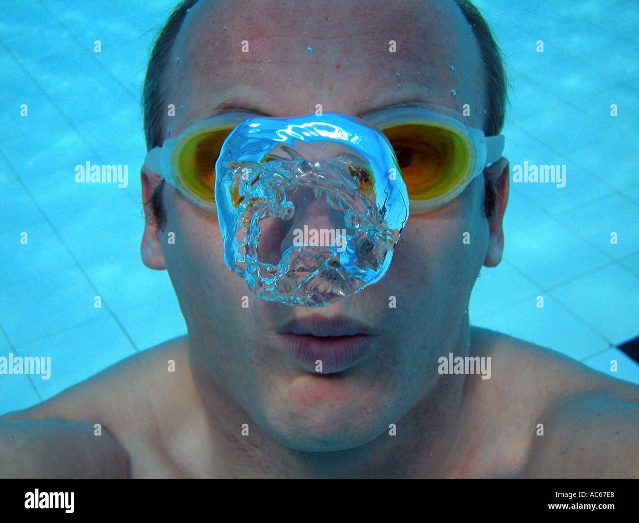 Underwater Pool Bubbles