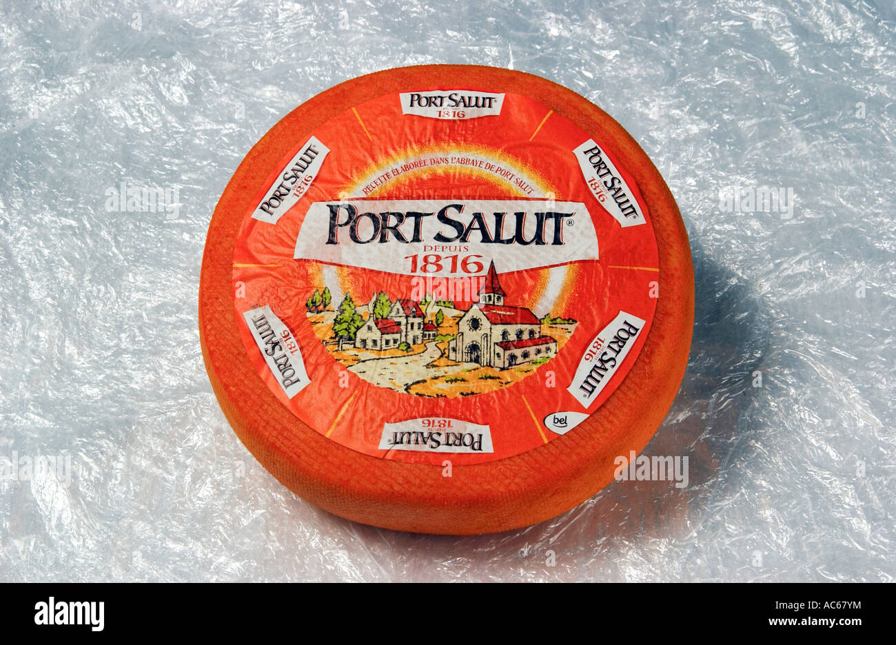 Port Salut cheese Pays de la Loire France Stock Photo - Alamy