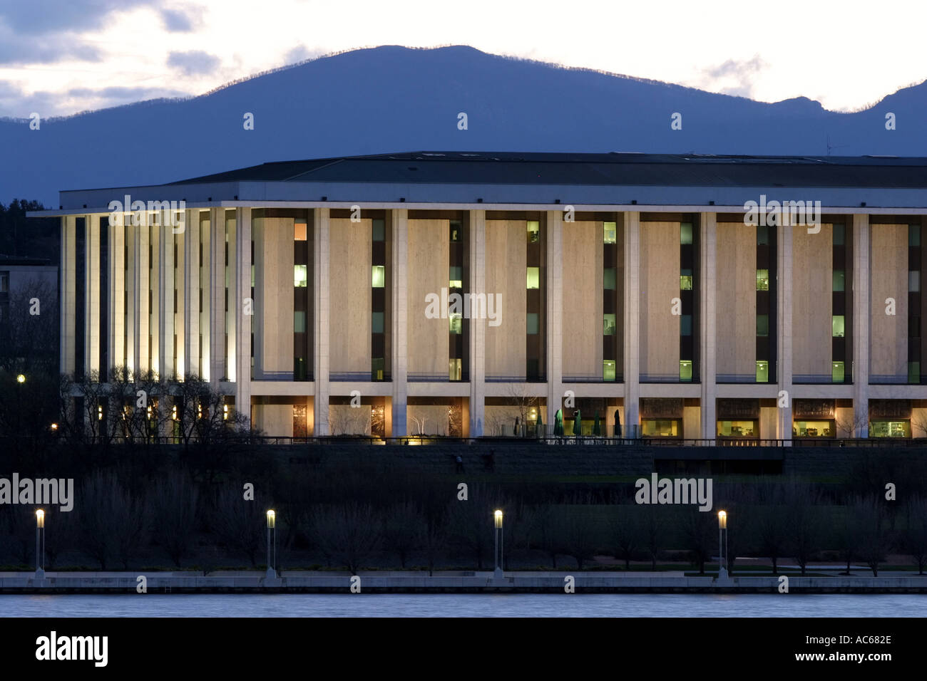 National library of Australia in Canberra Stock Photo - Alamy