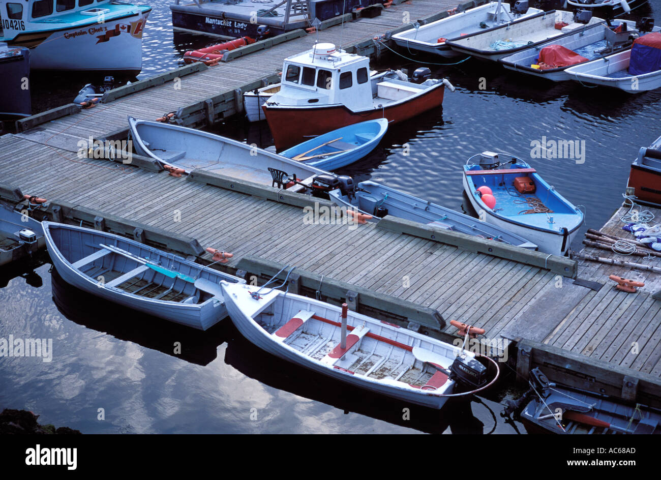 Wharf at North Head Grand Manan Island New Brunswick Canada at sunset Stock Photo - Alamy