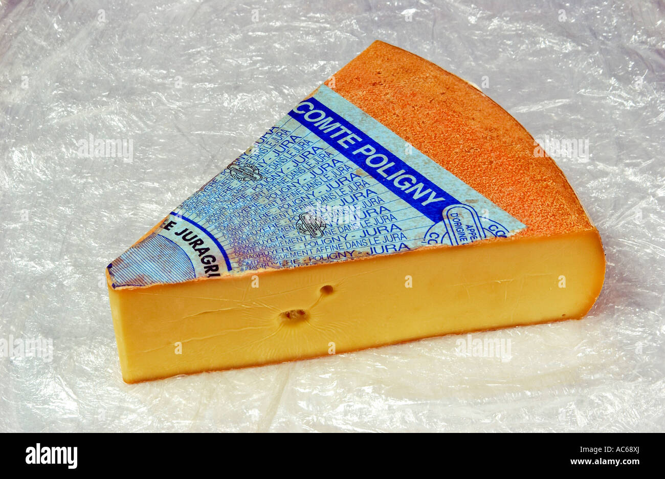Comte Poligny cheese Jura Franche Comté France Stock Photo - Alamy