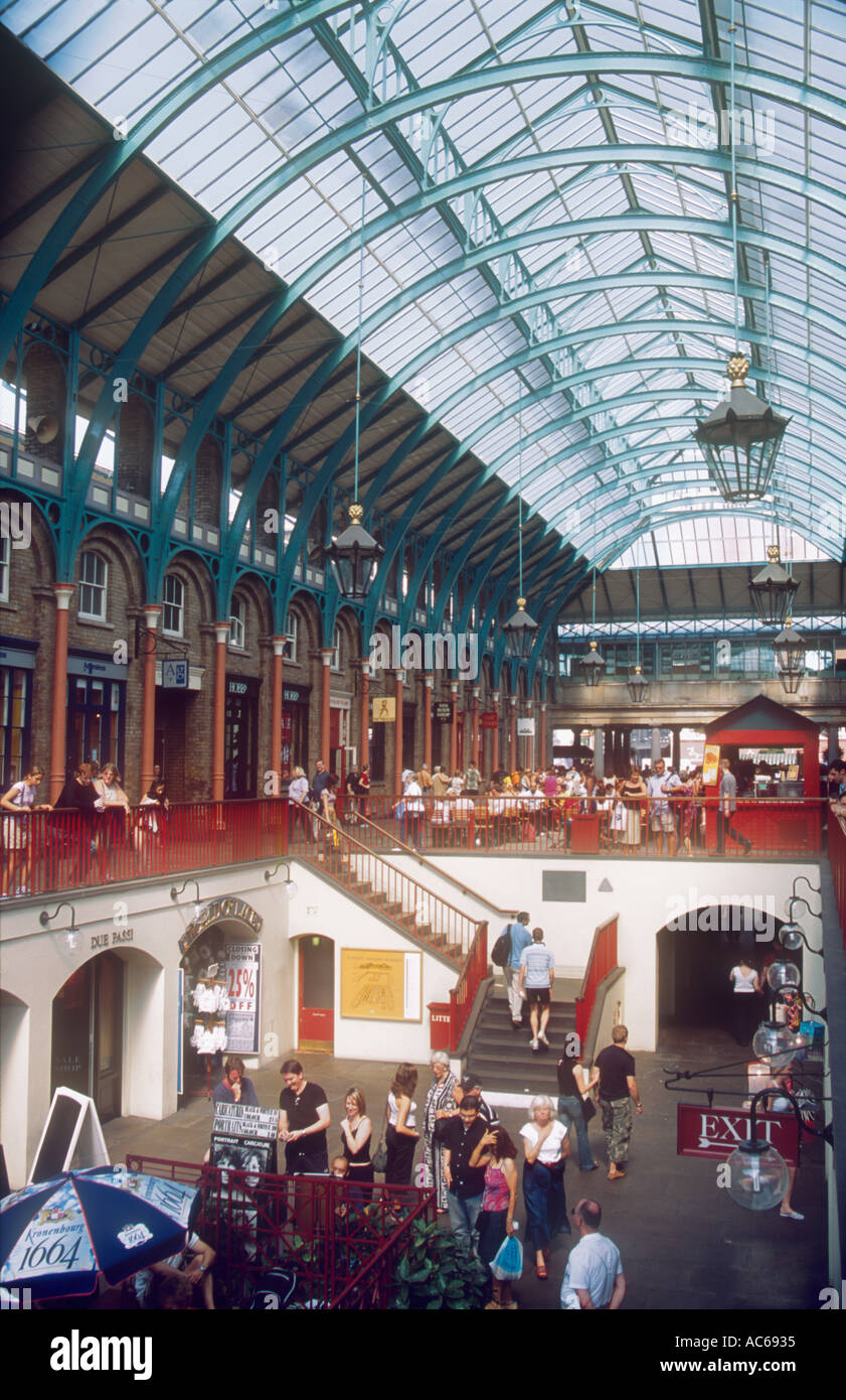 View of Covent Garden Arcade London Stock Photo - Alamy