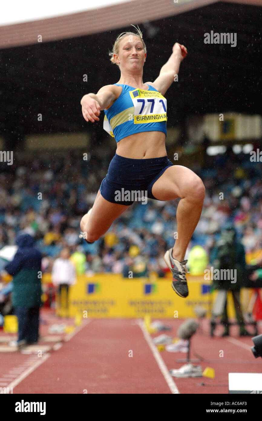 Sarah Wellstead long jump Norwich Union World Trials and AAA ...