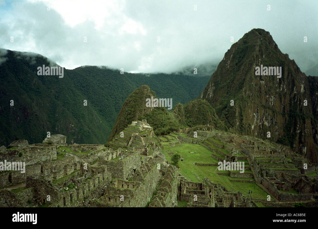Peru A general view of the inca fortress of Machu picchu The fabled ...