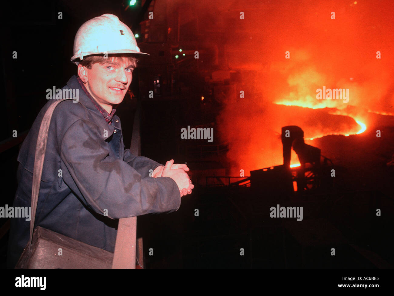 Steelworker furnace hi-res stock photography and images - Alamy