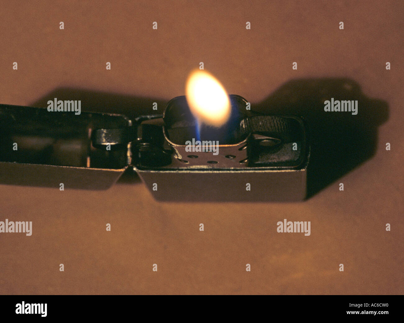 lighter and flame Stock Photo - Alamy