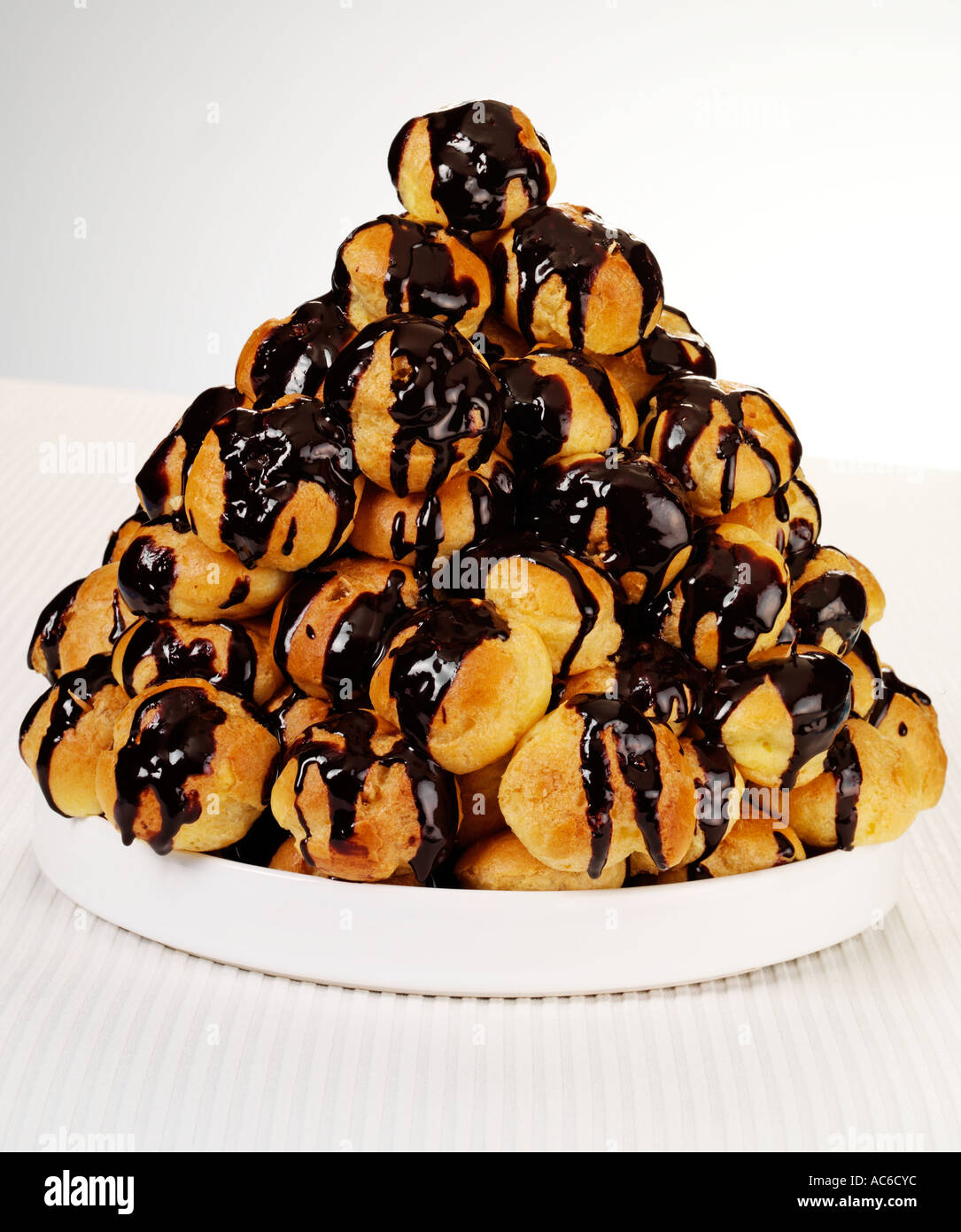 A stack of profiteroles hi-res stock photography and images - Alamy