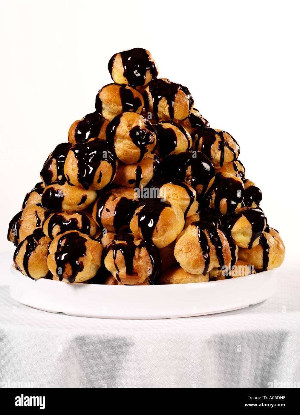 A stack of profiteroles hi-res stock photography and images - Alamy
