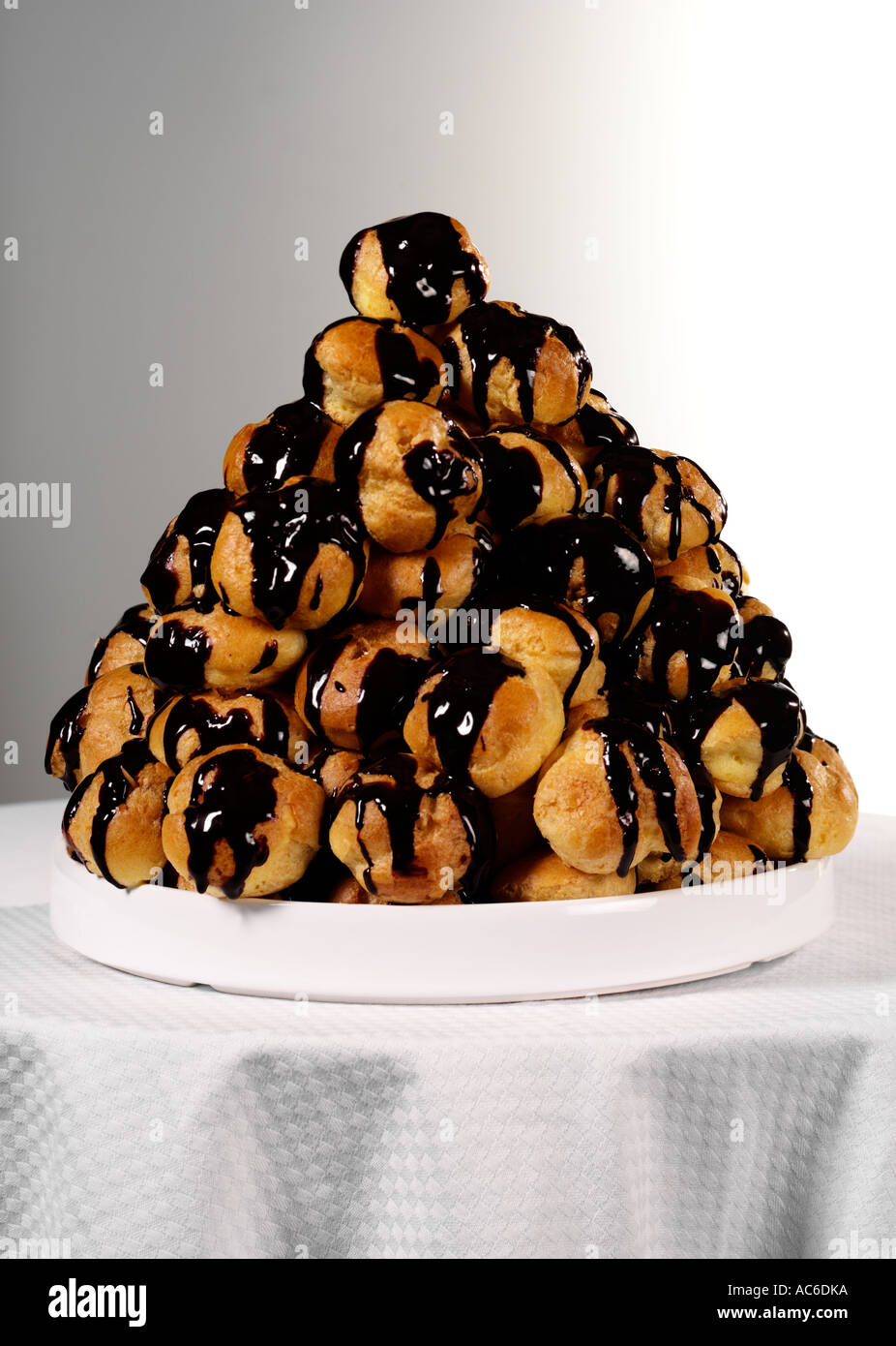 A stack of profiteroles hi-res stock photography and images - Alamy