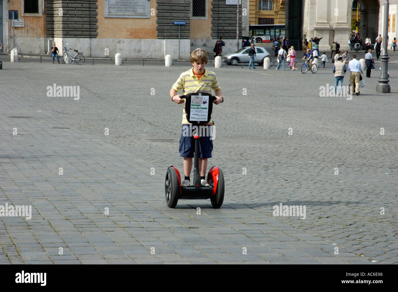 Child segway hi-res stock photography and images - Alamy