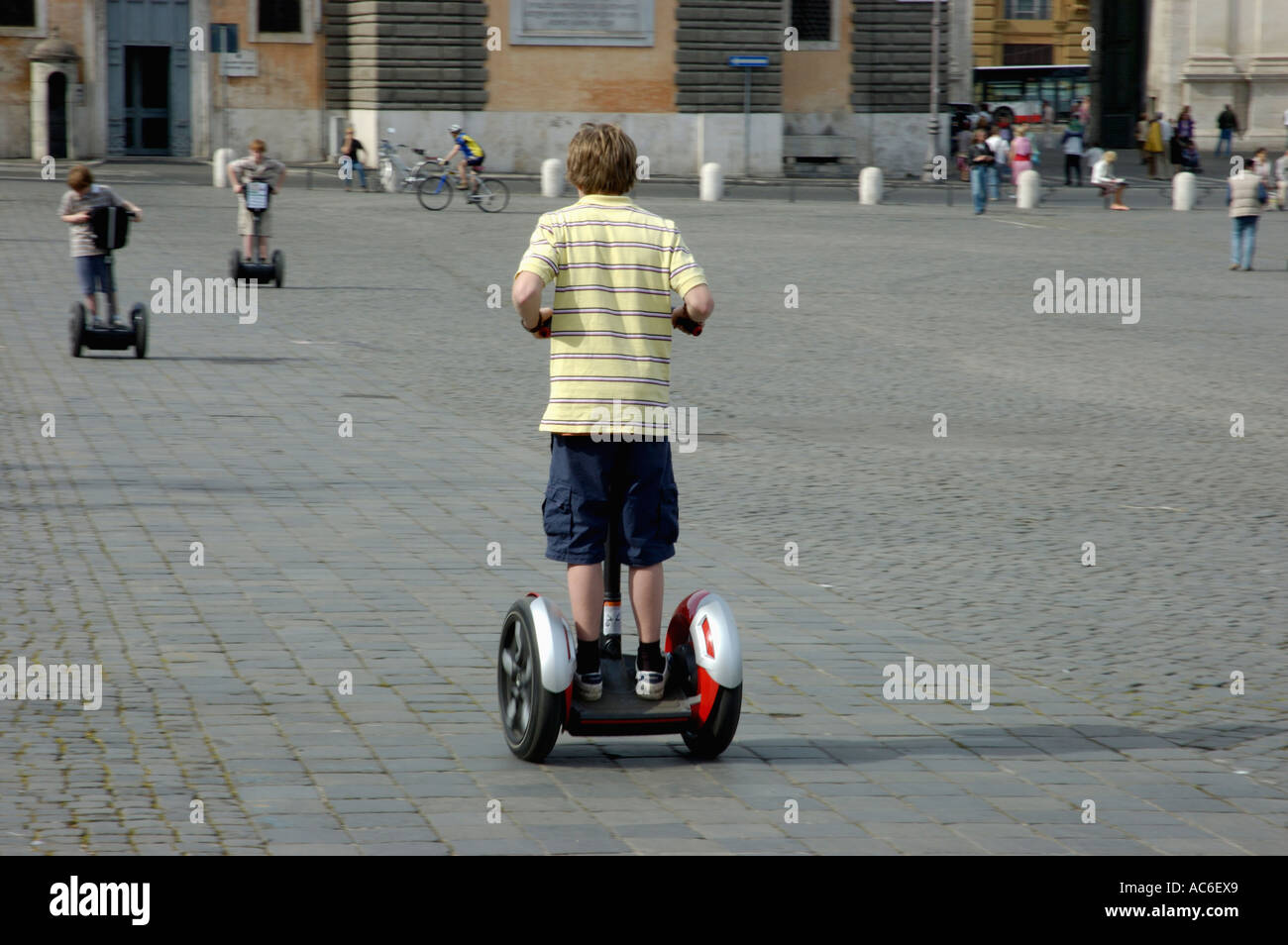 Riding a Segway Stock Photo - Alamy