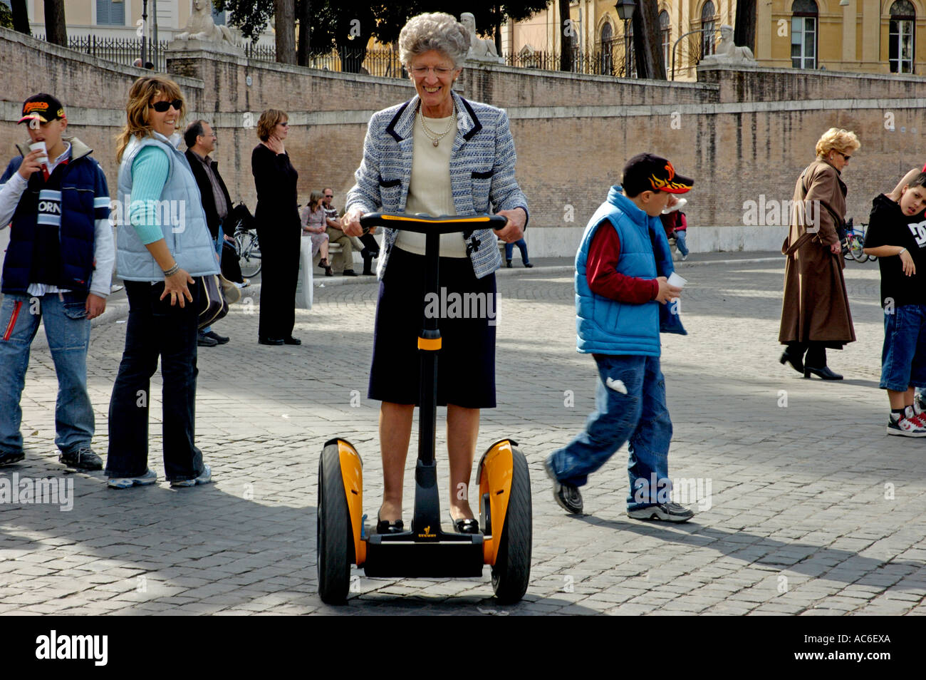 Riding a segway hi-res stock photography and images - Alamy