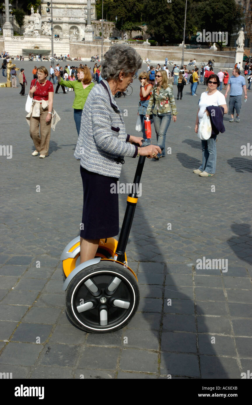 Riding a Segway Stock Photo - Alamy