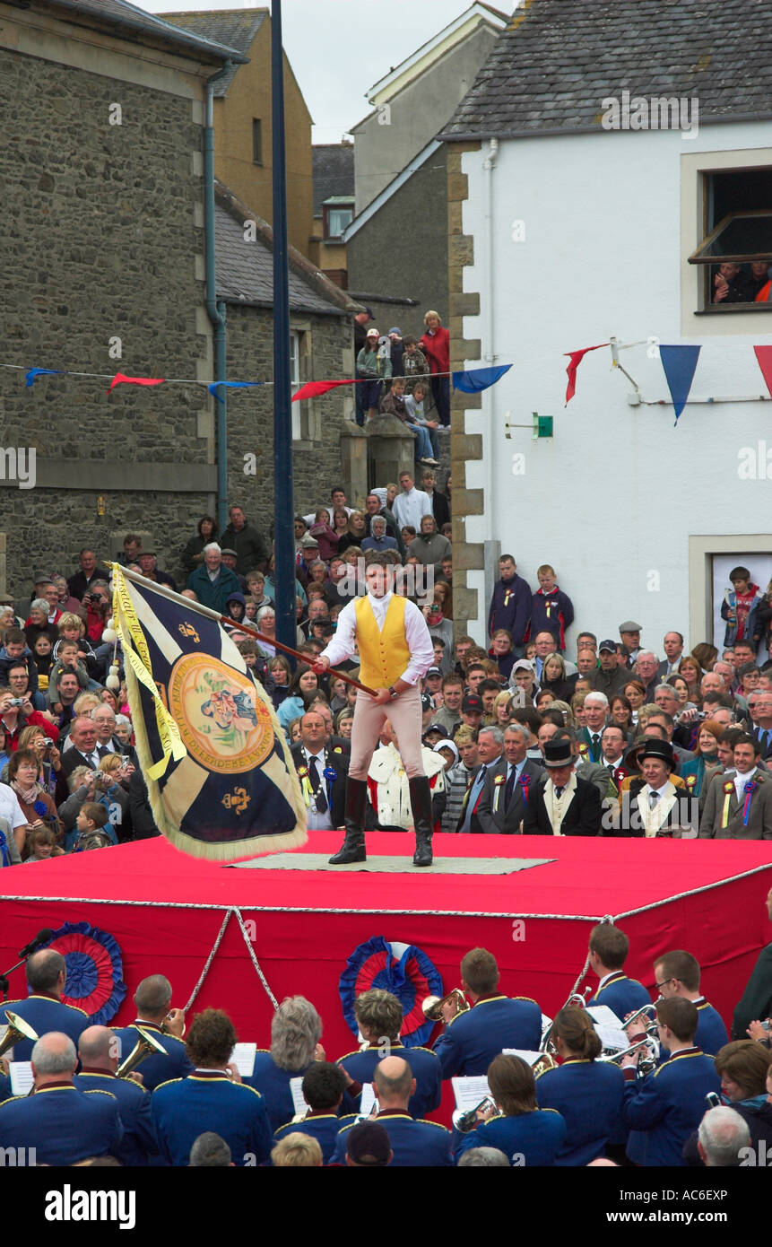 Selkirk Common Riding Standard Bearer Casting of the Colours Stock ...