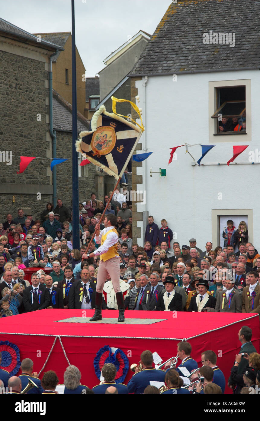 Selkirk Common Riding Standard Bearer Casting of the Colours Stock ...