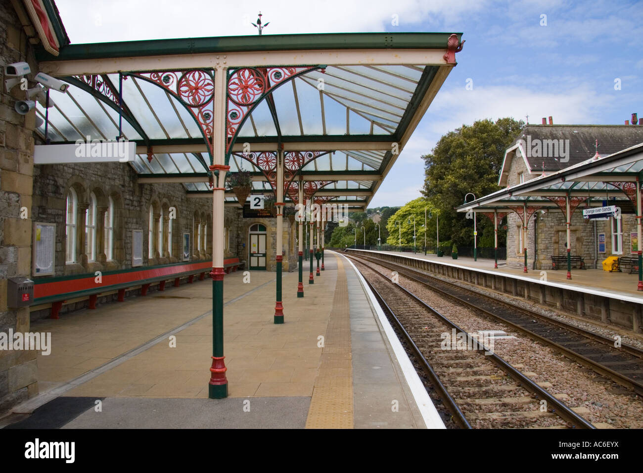 Grange over Sands Railway Station Cumbria England Stock Photo - Alamy