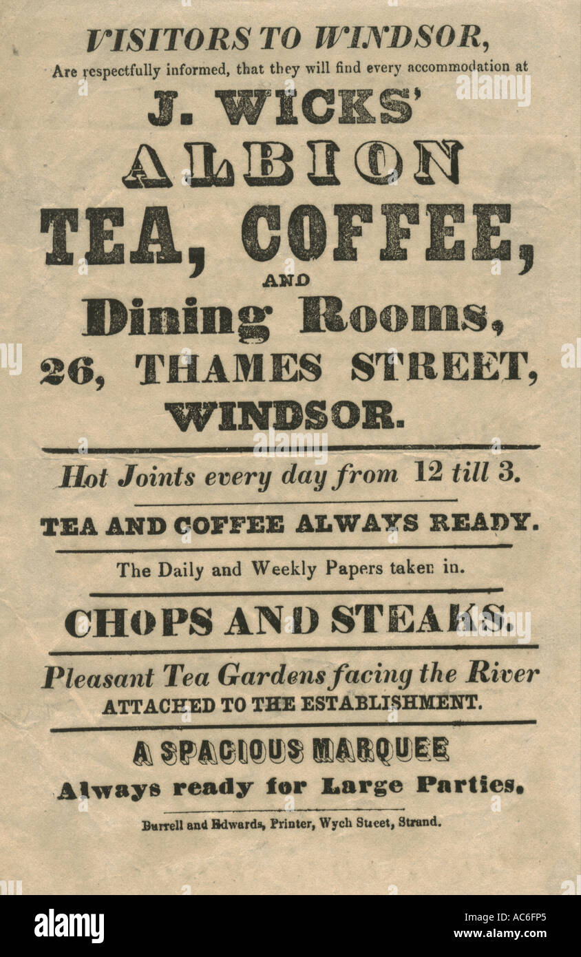 Handbill hi-res stock photography and images - Alamy