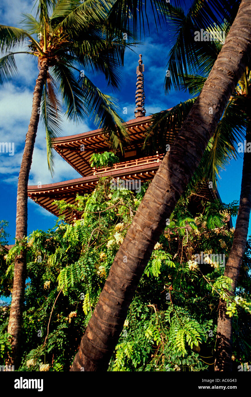 Lahaina jodo mission buddhist cultural park hi-res stock photography ...