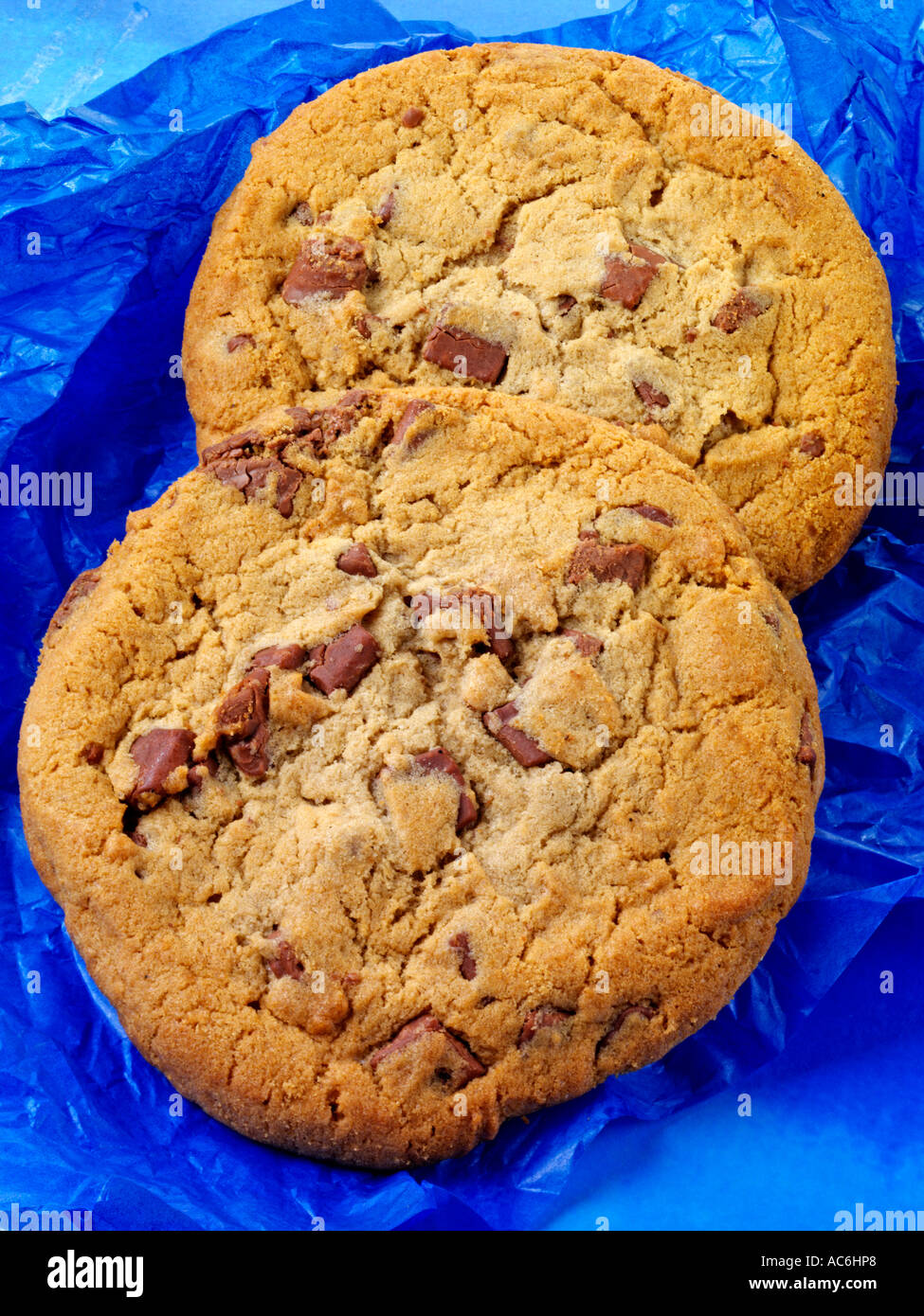 TWO CHOCOLATE CHIP COOKIES Stock Photo - Alamy TWO CHOCOLATE CHIP COOKIES Stock Photo - Alamy