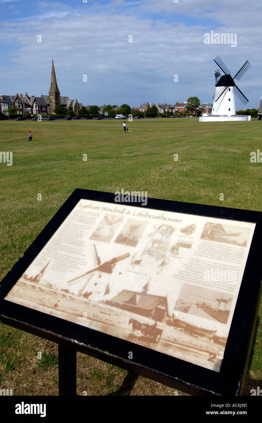 Lytham windmill England UK Stock Photo - Alamy