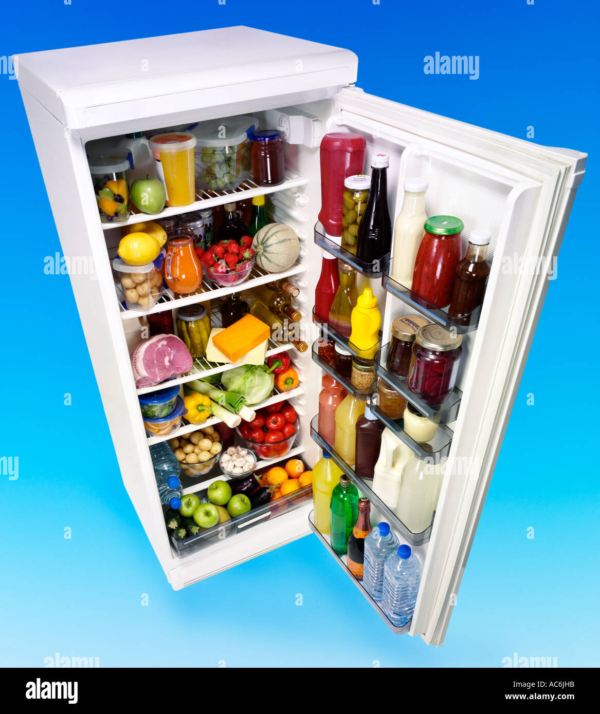 Fridge full of food cut out hi-res stock photography and images - Alamy