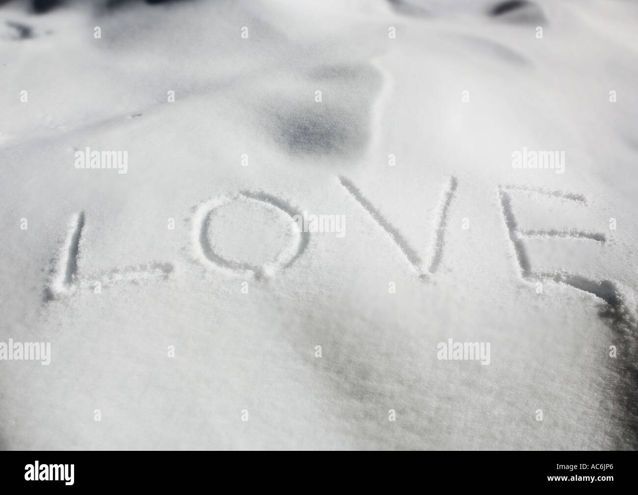 Love In The Snow High Resolution Stock Photography and Images - Alamy