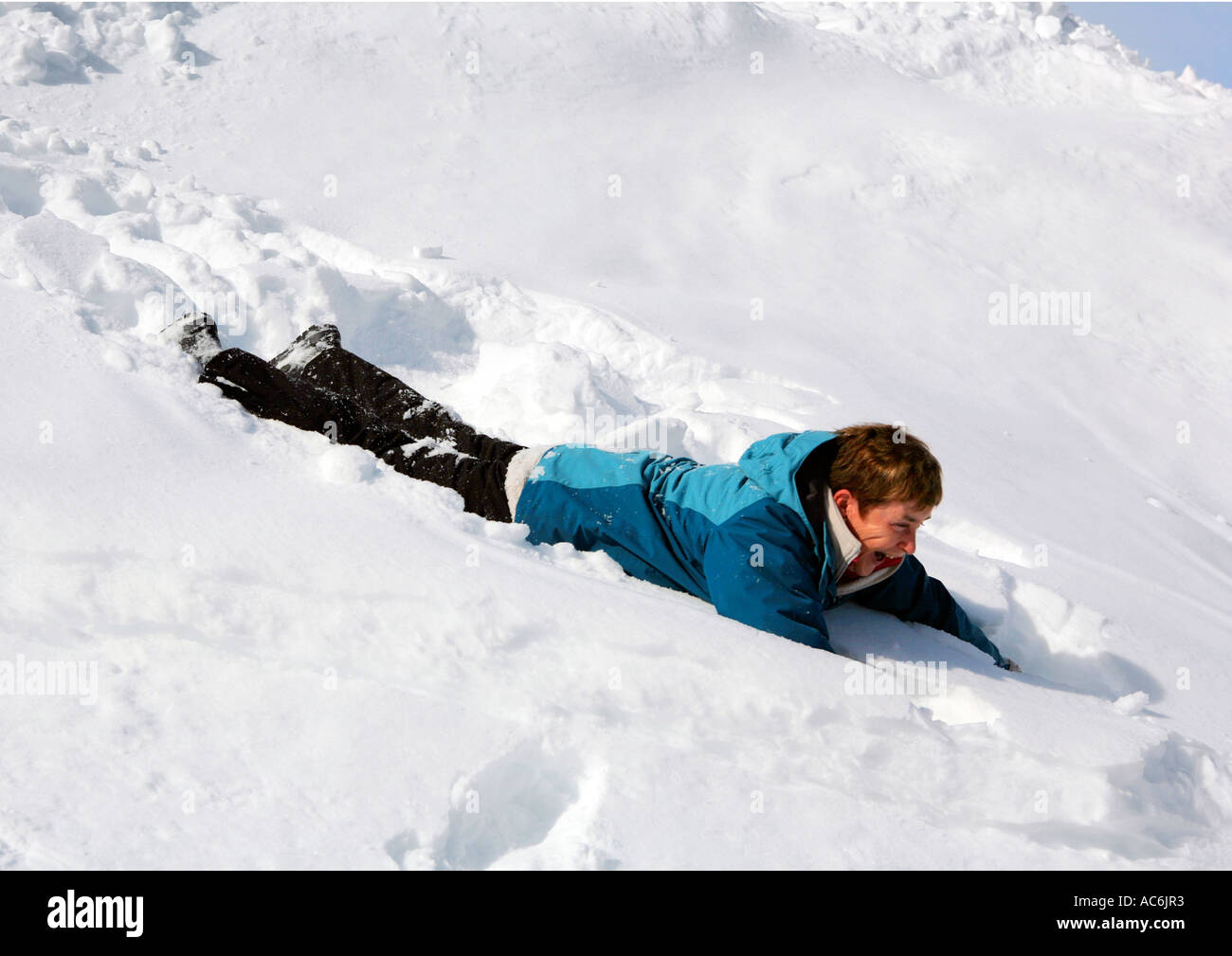 Lady sliding down hi-res stock photography and images - Alamy
