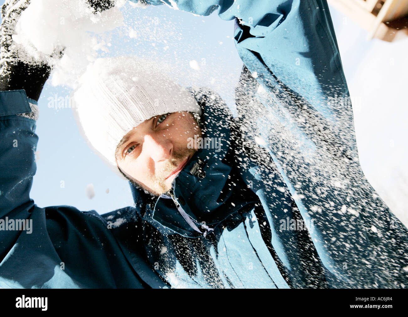 Snowballs fighting hi-res stock photography and images - Alamy