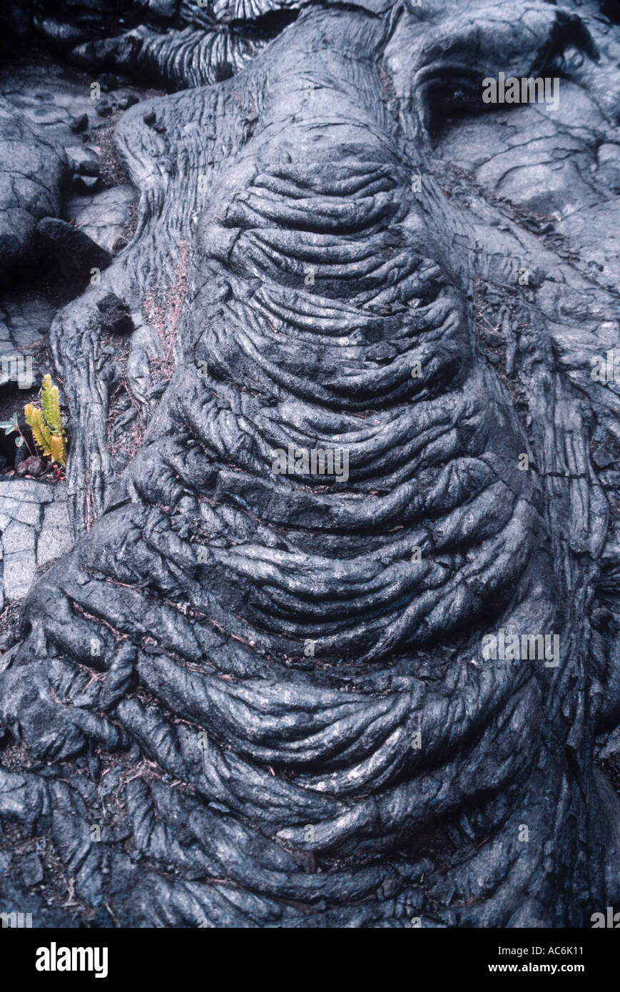hardened lava flow Stock Photo - Alamy