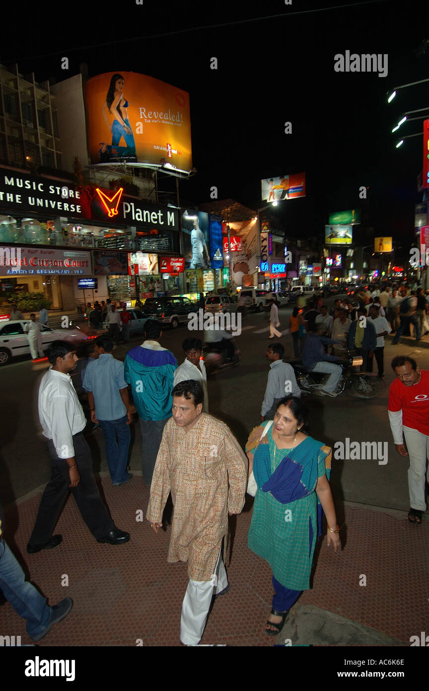 Brigade Road Bangalore India Stock Photo - Alamy