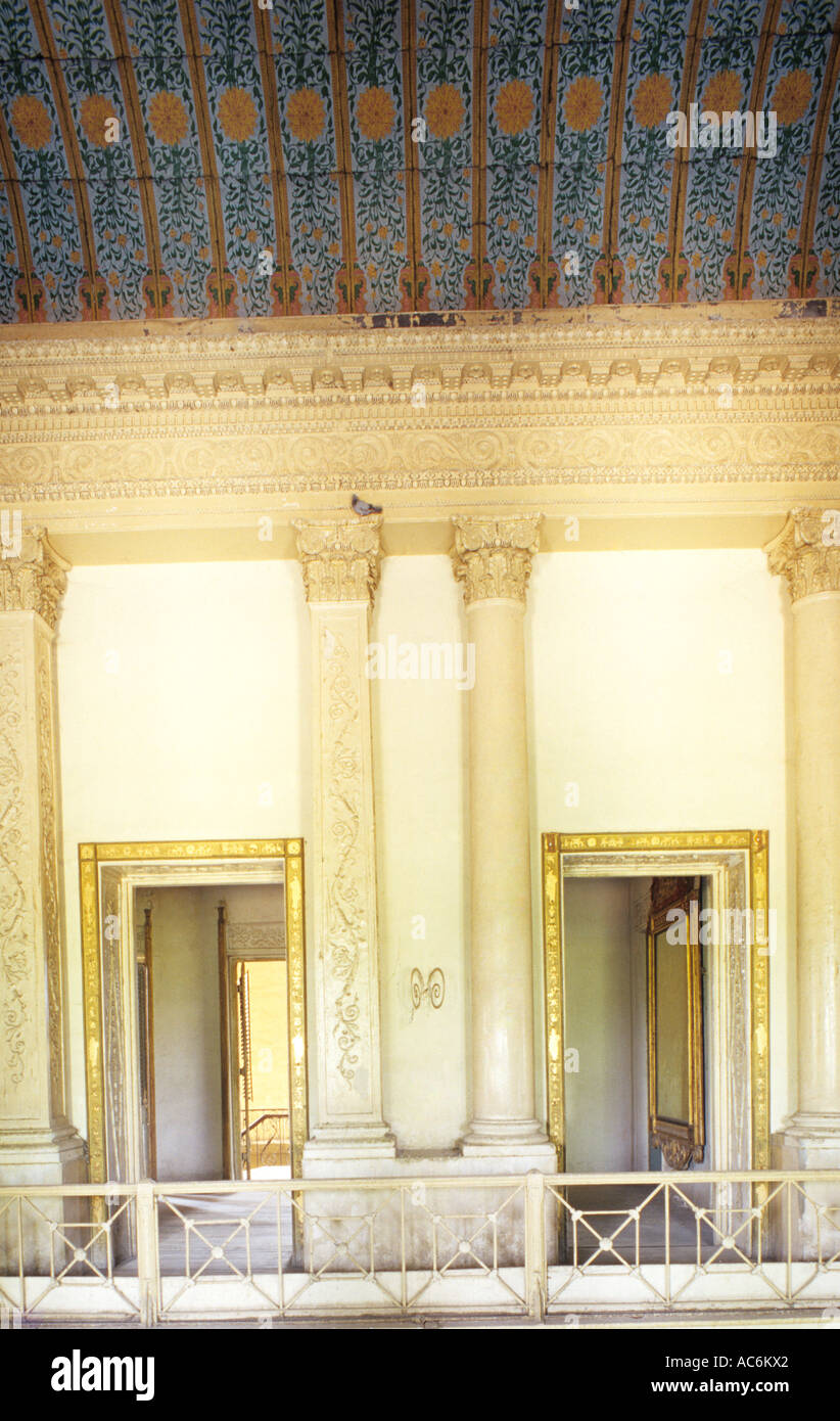 THE RESIDENCY DURBAR HALL ROOF PAINTINGS ANDHRA PRADESH Stock Photo - Alamy