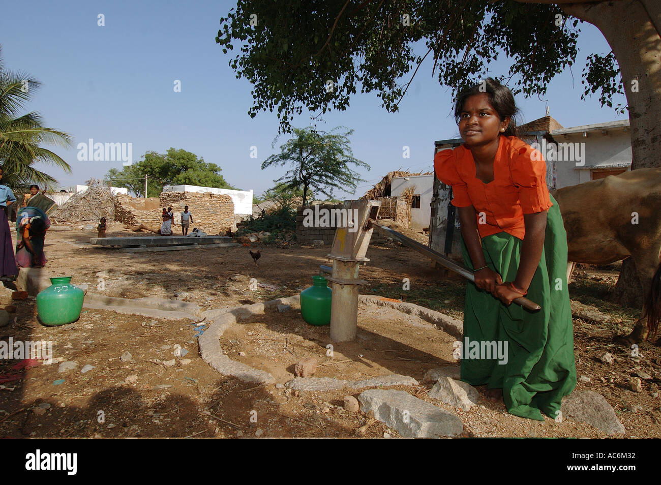 Village standpipe Rural Andhra Pradesh India Stock Photo - Alamy