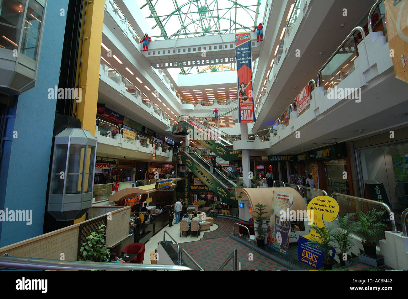 Shopping Centre Brigade Road Bangalore India Stock Photo - Alamy