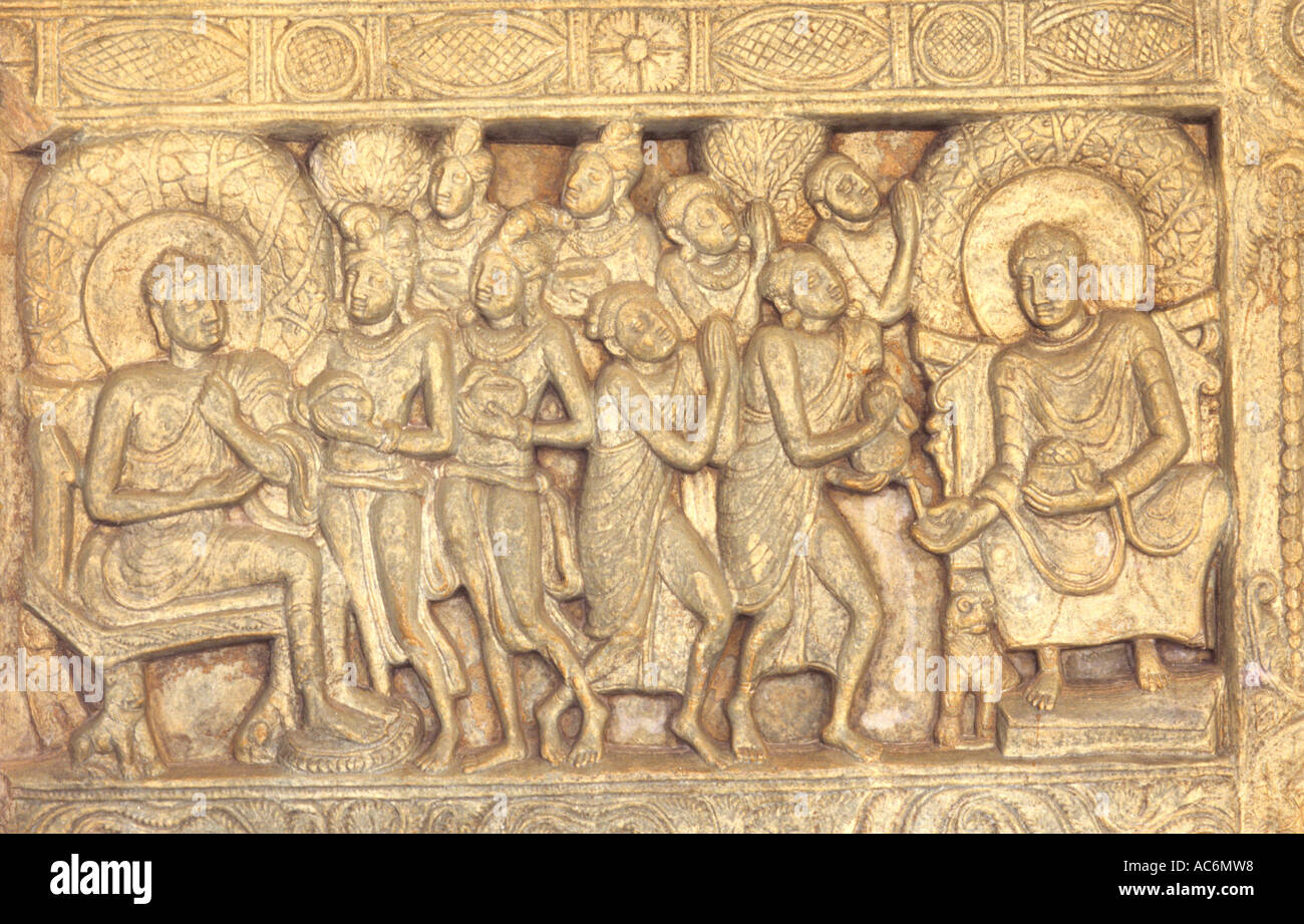 CARVINGS INSIDE NAGARJUNAKONDA MUSEUM ANDHRA PRADESH Stock Photo - Alamy