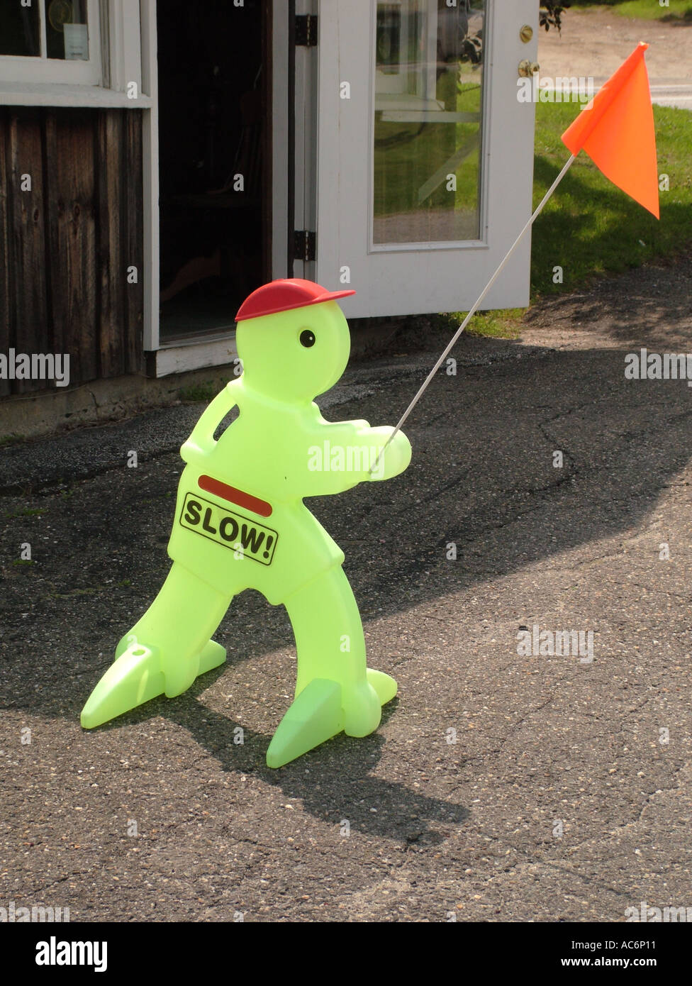 Temporary slow sign hi-res stock photography and images - Alamy