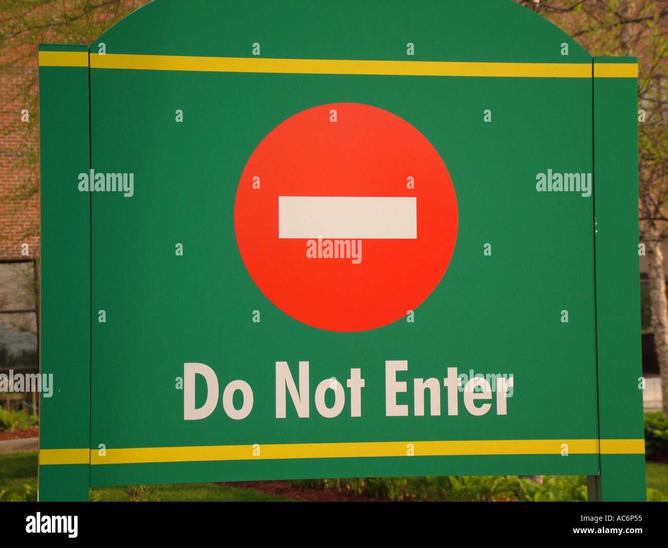 AJD42879, road sign, Do Not Enter Stock Photo - Alamy