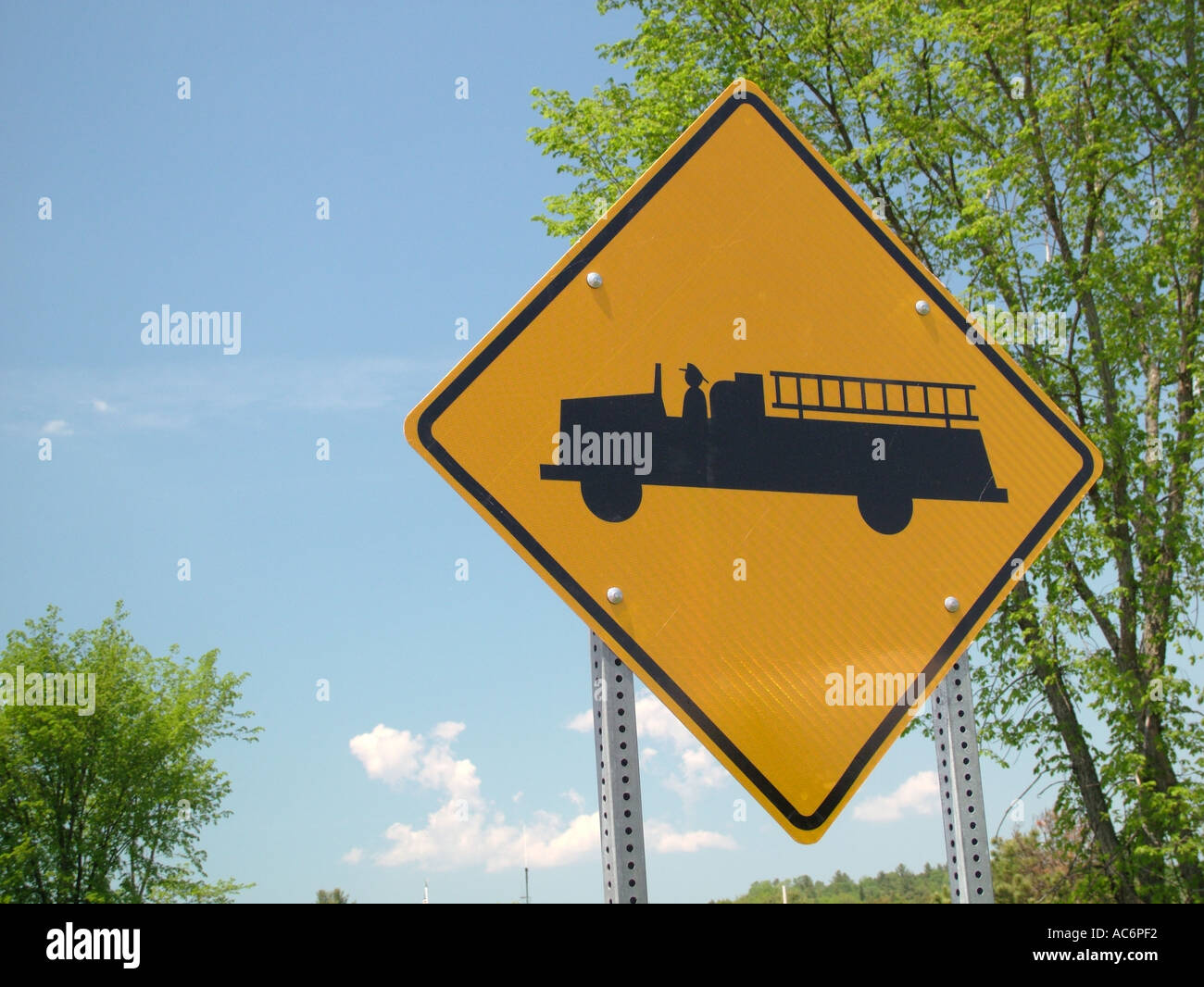 Fire Station Road Sign