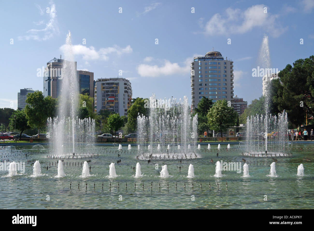 Europe albania tirana rinia park hi-res stock photography and images ...