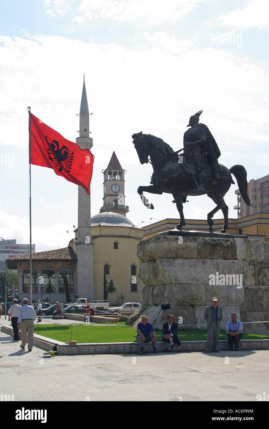 Skanderbeg memorial hi-res stock photography and images - Alamy