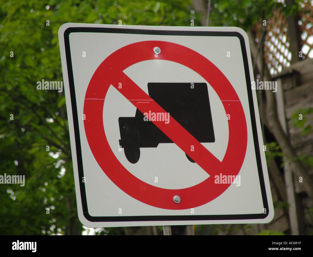Driving prohibited trucks road hi-res stock photography and images - Alamy