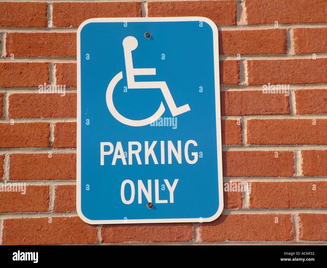 AJD42965, parking sign, Reserved Parking for Handicapped sign Stock ...