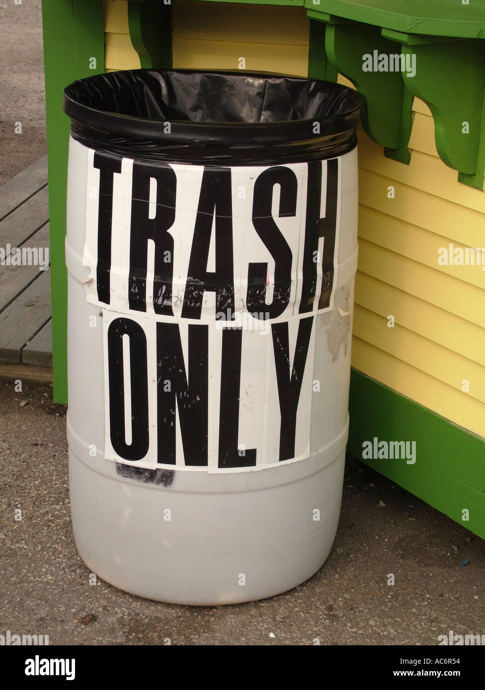 Trash Only Sign